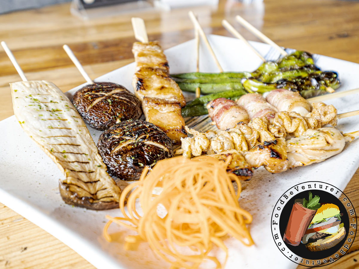 The Entire Spread – Akai Tori Ramen & Yakitori, Vienna VA – Food BEVenturer